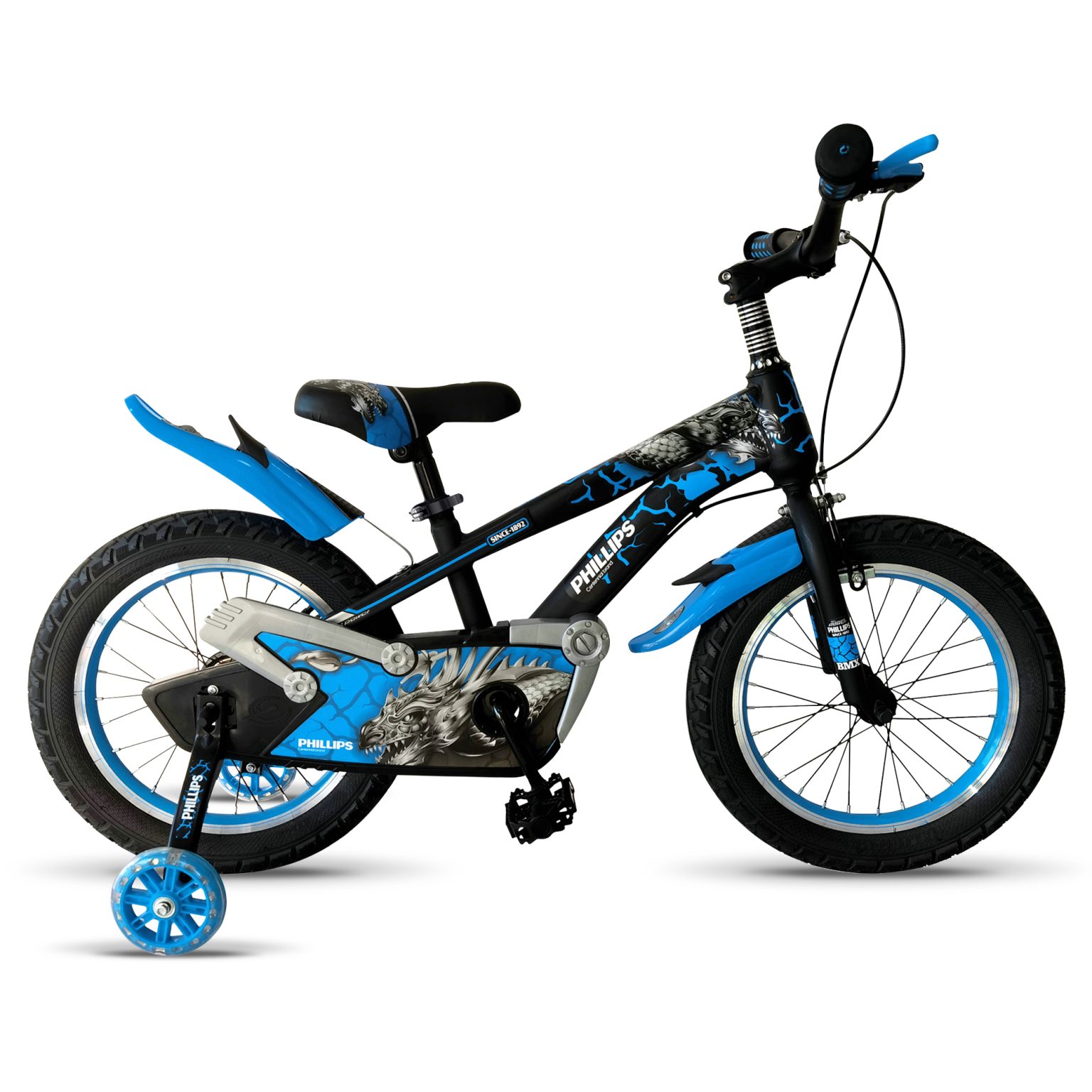 Bicicleta Niños aro 16" azul PHILLIPS - Galerias Quezada